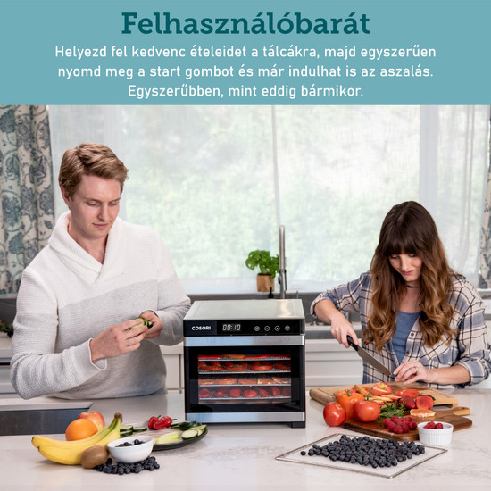 Cosori Premium Rozsdamentes Acél Aszalógép CP267-FD-RXS - Cosori ...